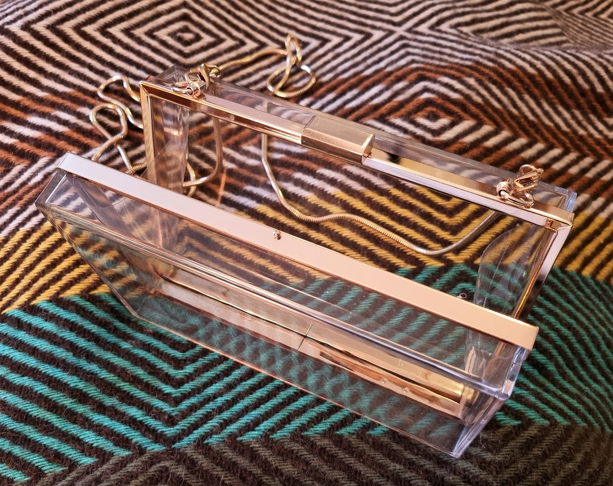 Clear acrylic box bag – The Frockery