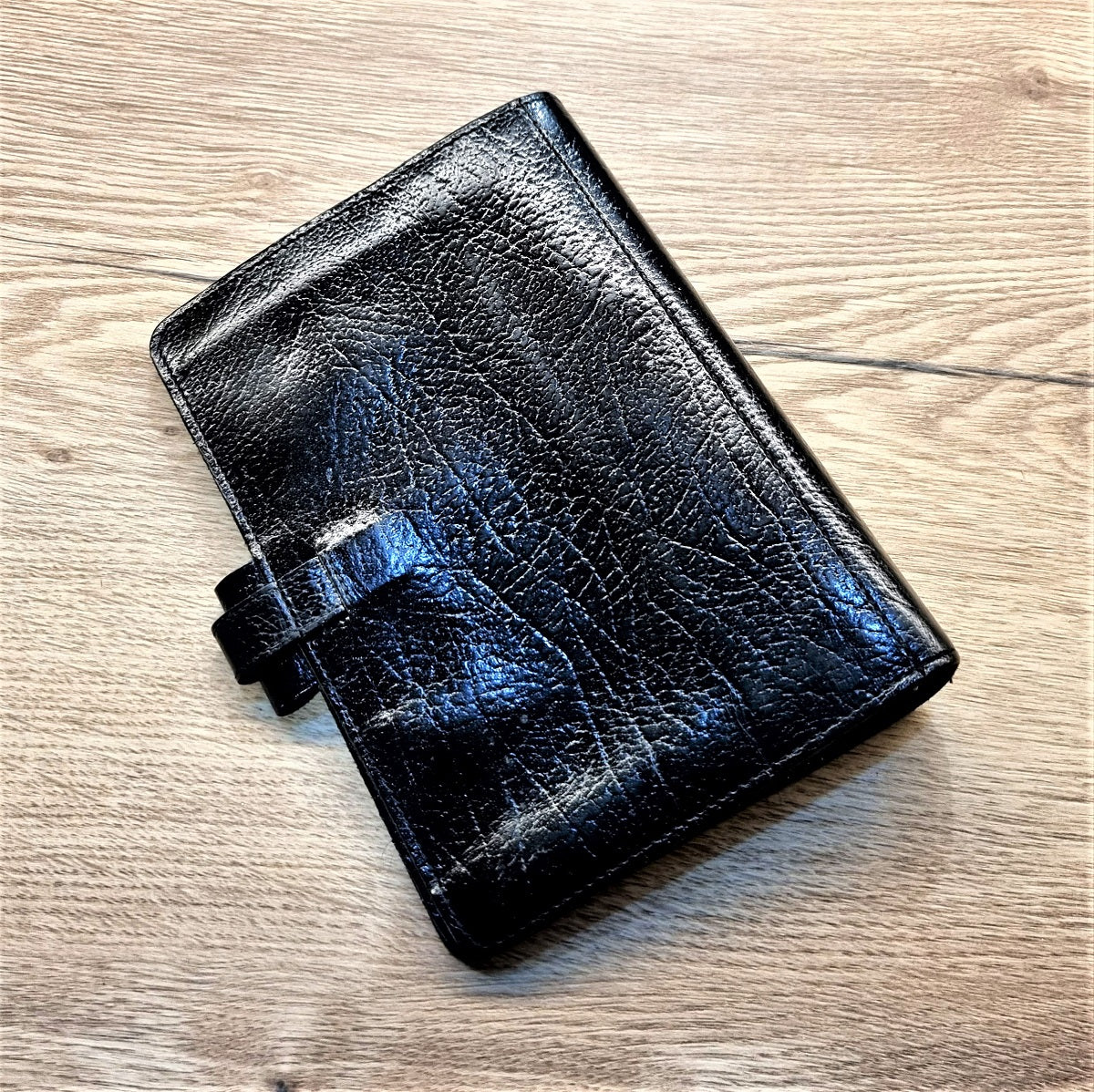 80s black calf leather Filofax Winchester 4CLF 7/8 – The Frockery