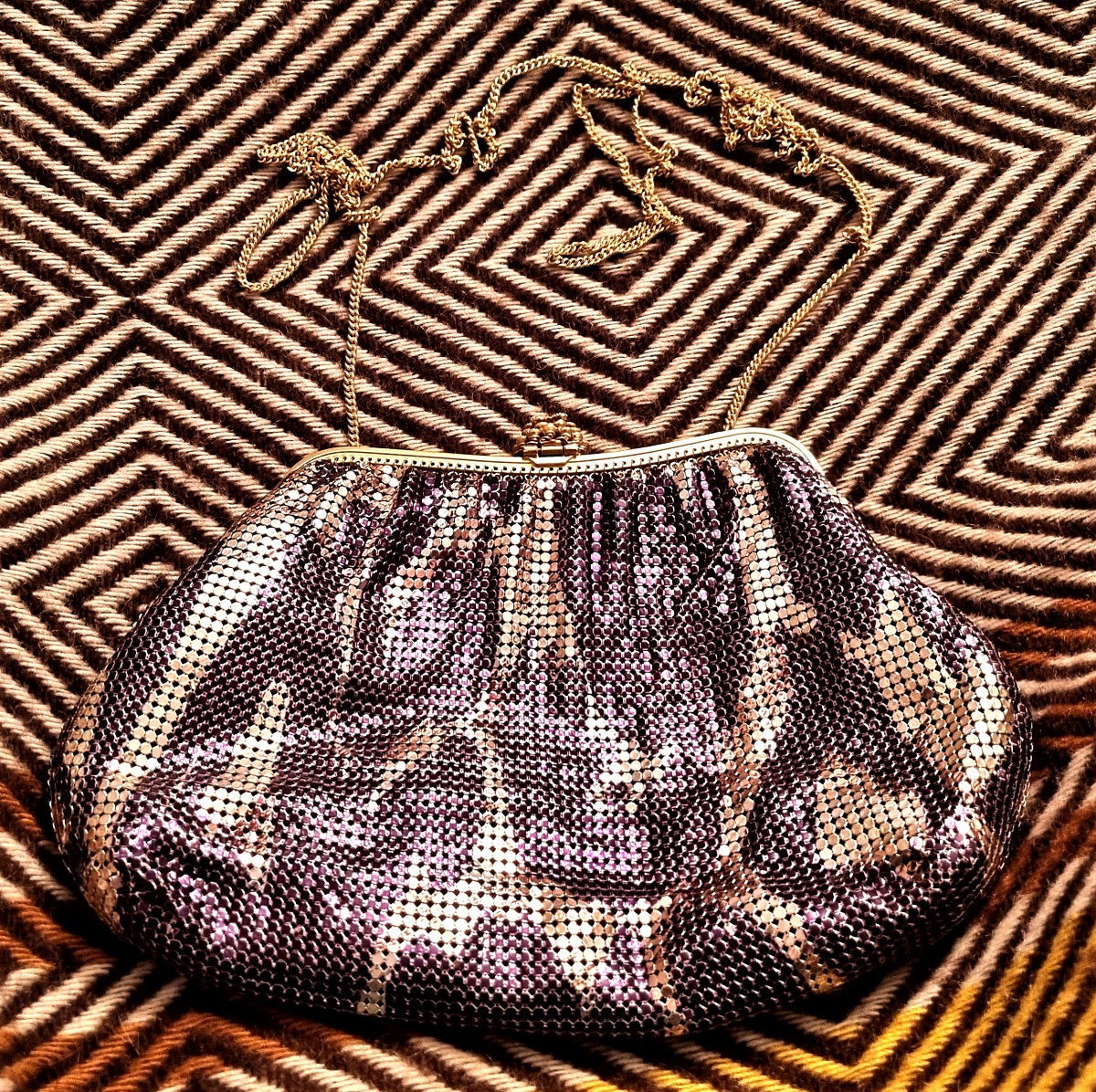Whiting & Davis vintage mesh chainmail evening bag – The Frockery