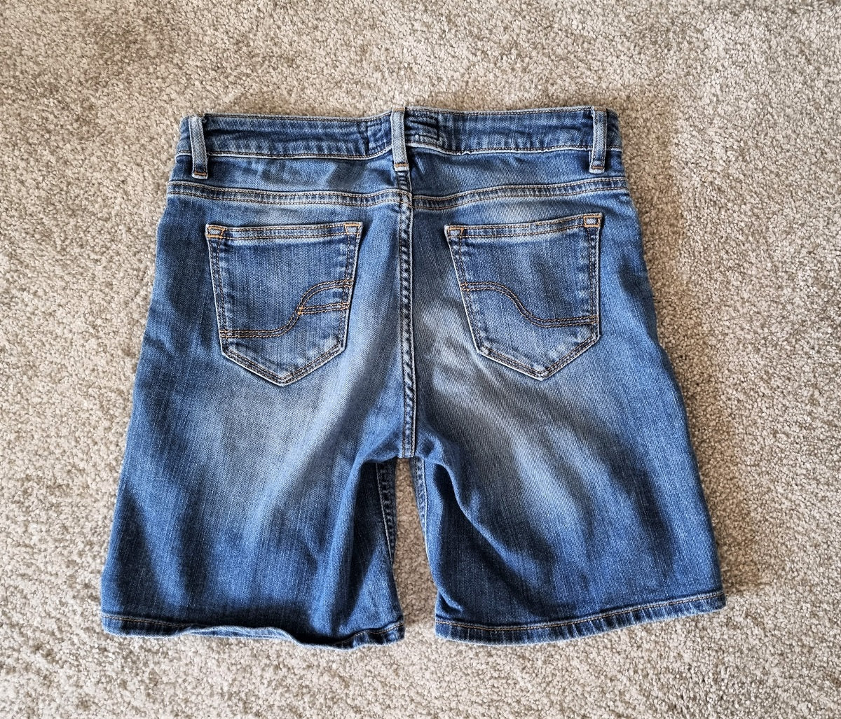 Fat Face blue denim Bermuda shorts – The Frockery