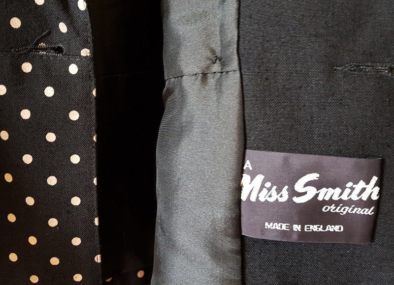 Miss Smith vintage polka dot peplum jacket – The Frockery