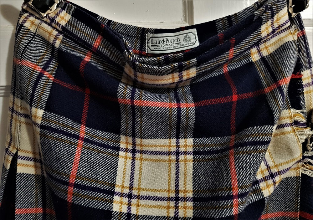Laird Portch tartan midi-length kilt skirt – The Frockery
