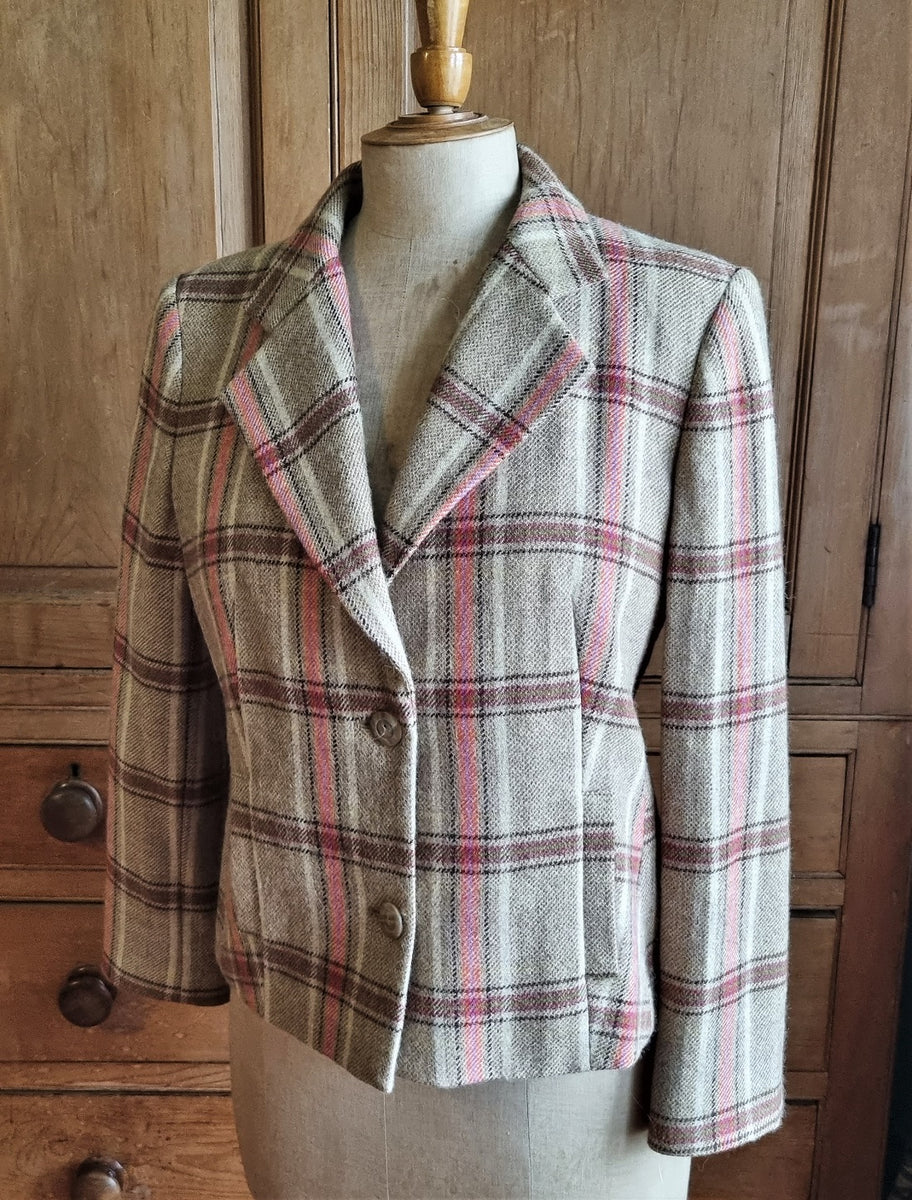 Rodier window pane check wool jacket – The Frockery