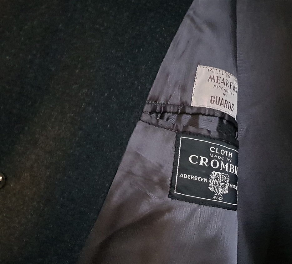 Men’s vintage charcoal Crombie wool overcoat – The Frockery